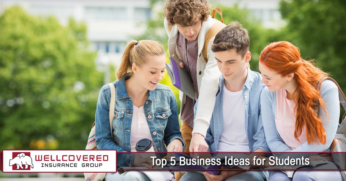 TOP 5 BUSINESS IDEAS FOR STUDENTS